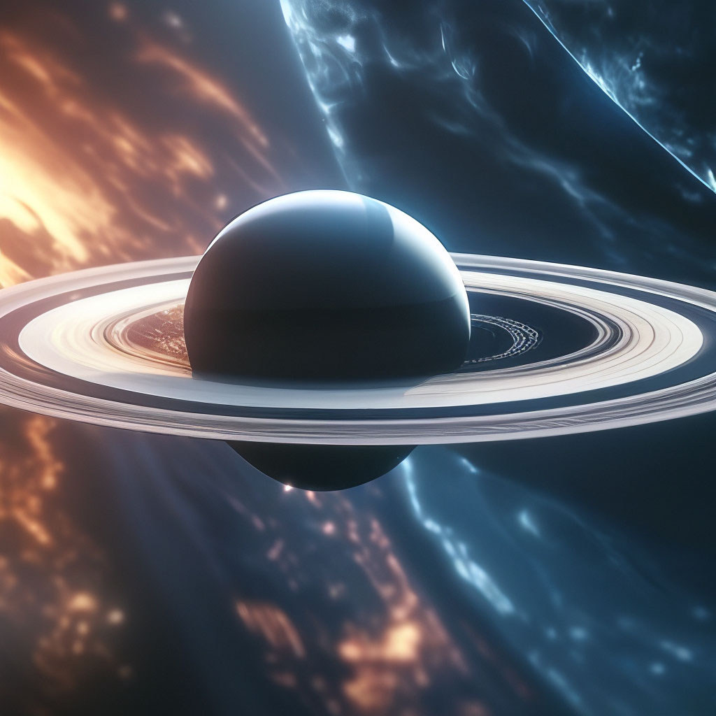 "Cosmos, Black Saturn.Supermegagiperdetalization,realistic photo, high ...