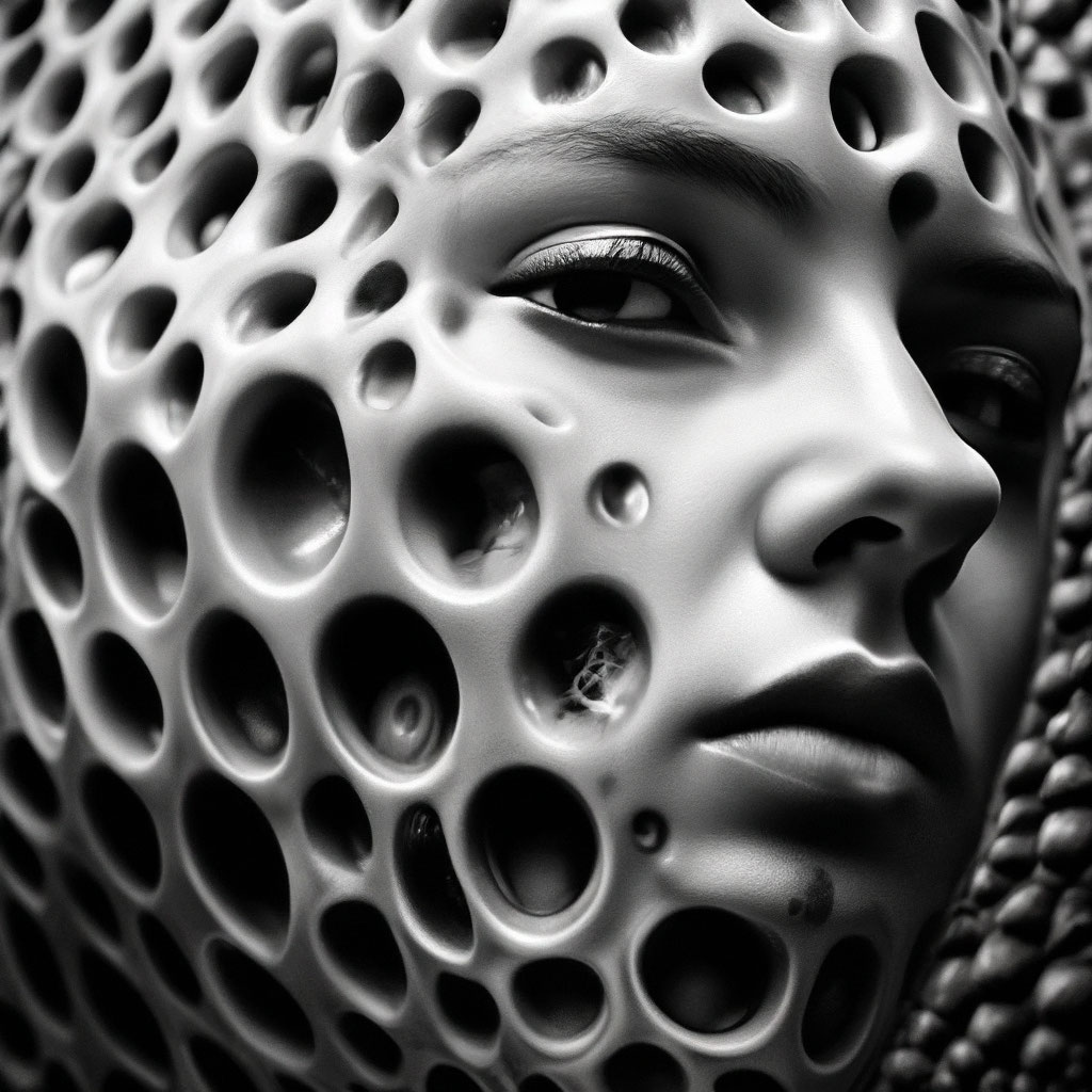 "Trypophobia" — image created in Shedevrum