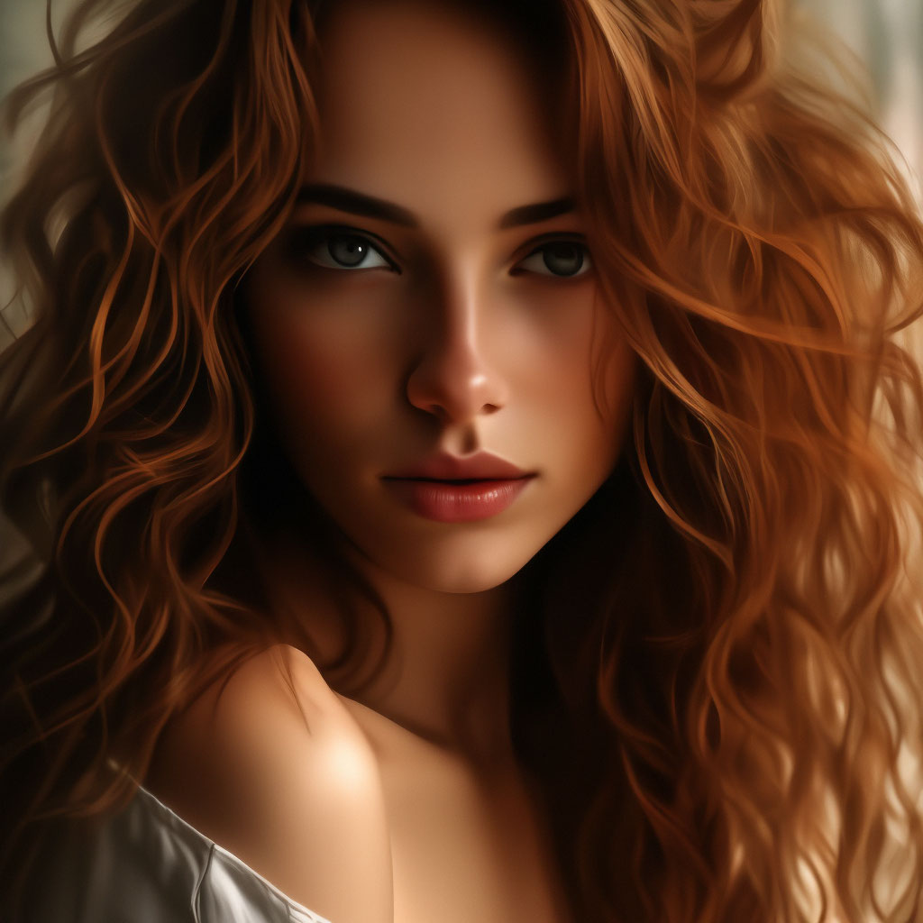 "Woman innocence" — image created in Shedevrum