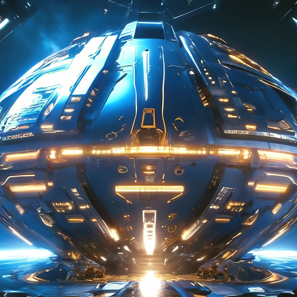 "Starship- the star forge of the Eye of the Storm" — image created in ...