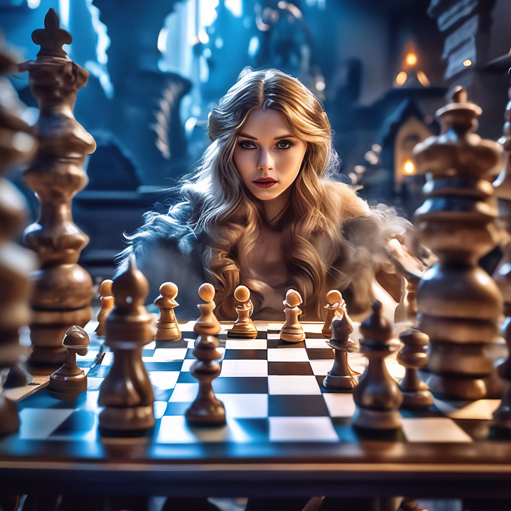 "Chess madness, chess, magic, fairy tale, aesthetically pleasing ...