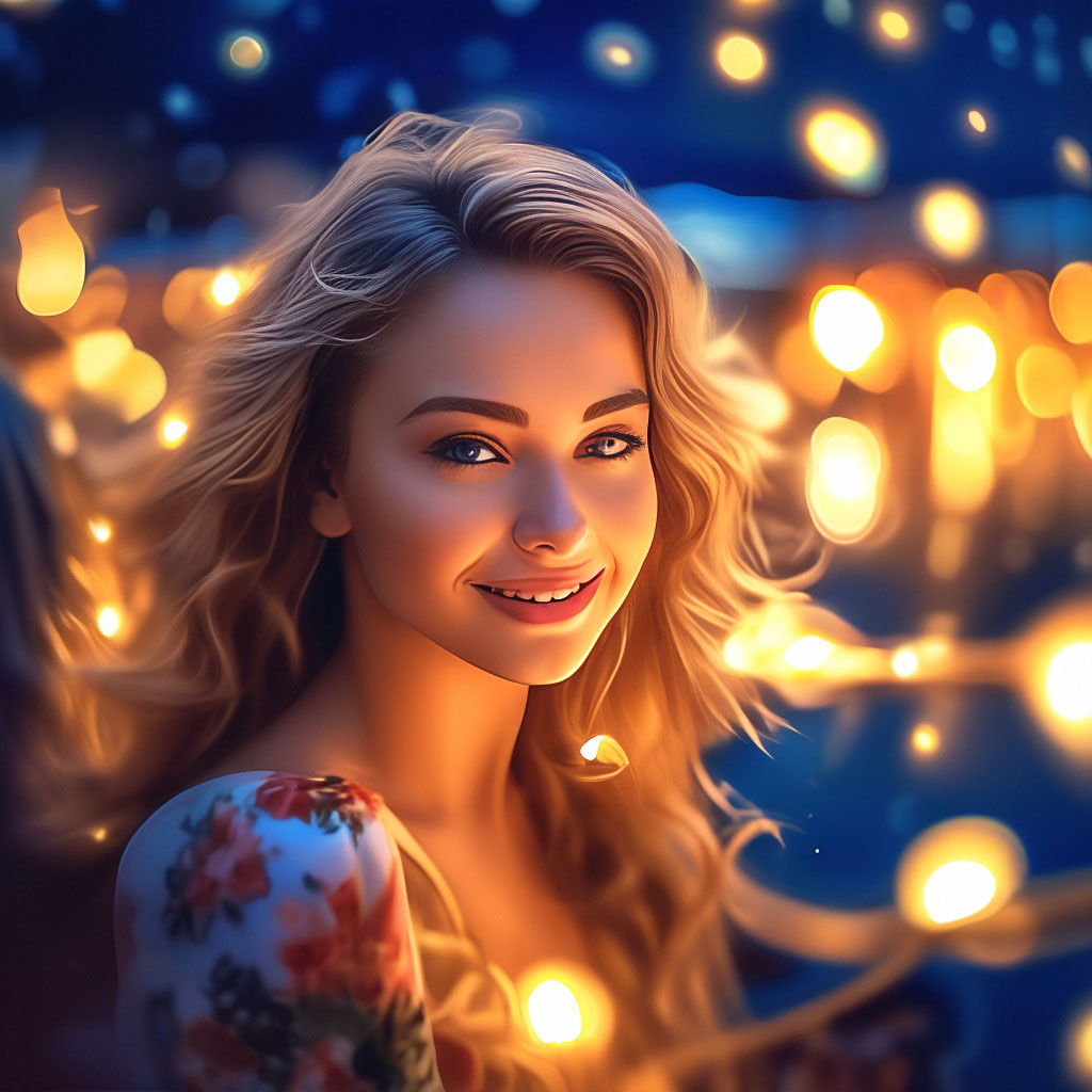 "🌠The night is bright... Beautiful, realistic, professional photo, high ...