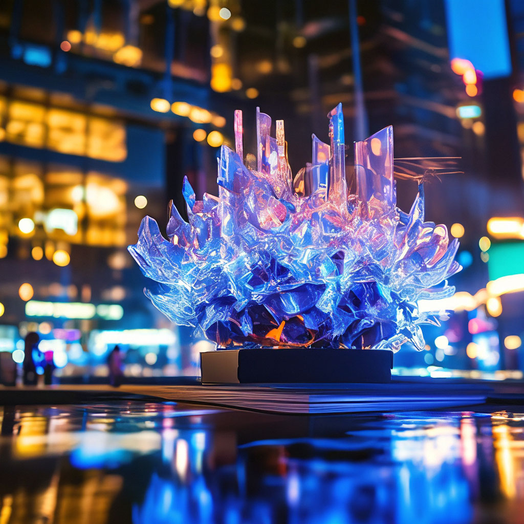 "Plasma made of crystals entangled in a neural network and art, the ...