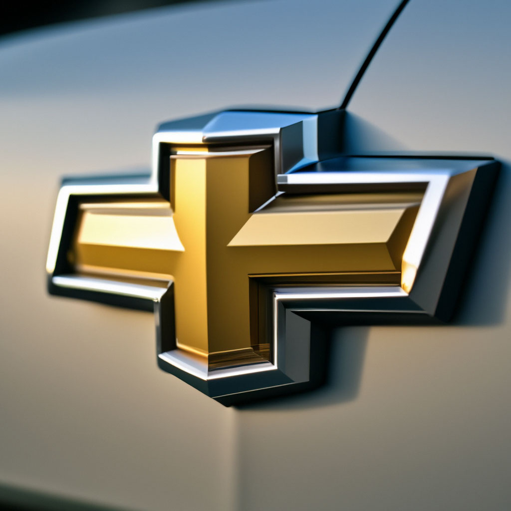"Chevrolet logo, exact match, large, voluminous, embossed, professional ...