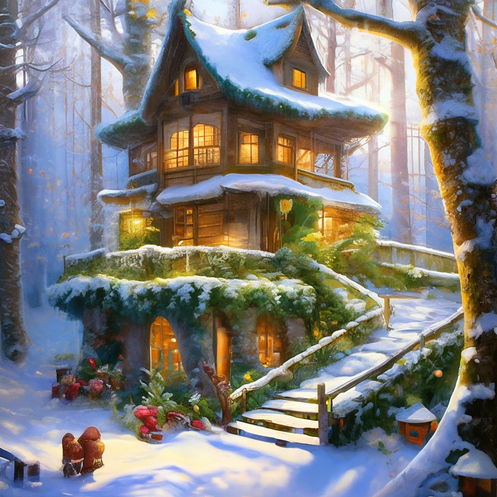 "💖Hyperrealism,realistically complex fantasy,landscape+drawing ...
