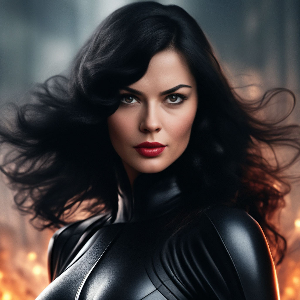 "Miss Fury" — image created in Shedevrum