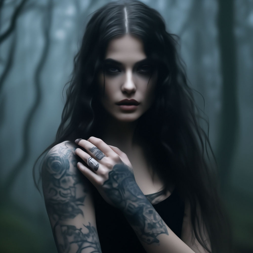 "Well, let's go to the tattoo" — image created in Shedevrum