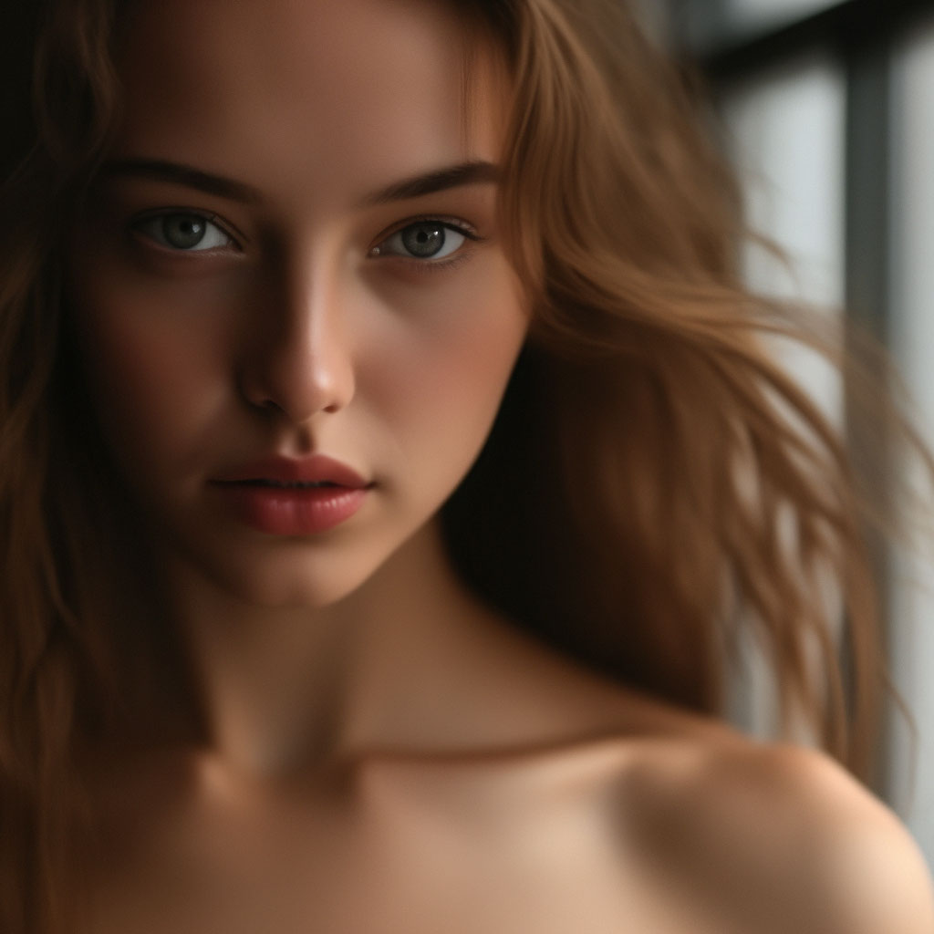 "The girl is beautiful, young, aesthetics of the female body ...