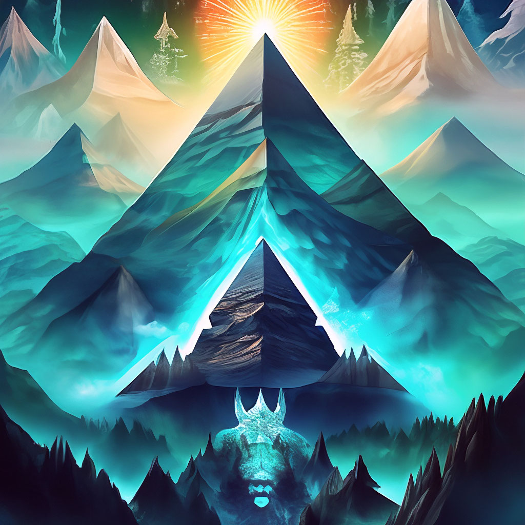 "A mysterious country in the Himalayas. A mystical plot. the pyramidal ...