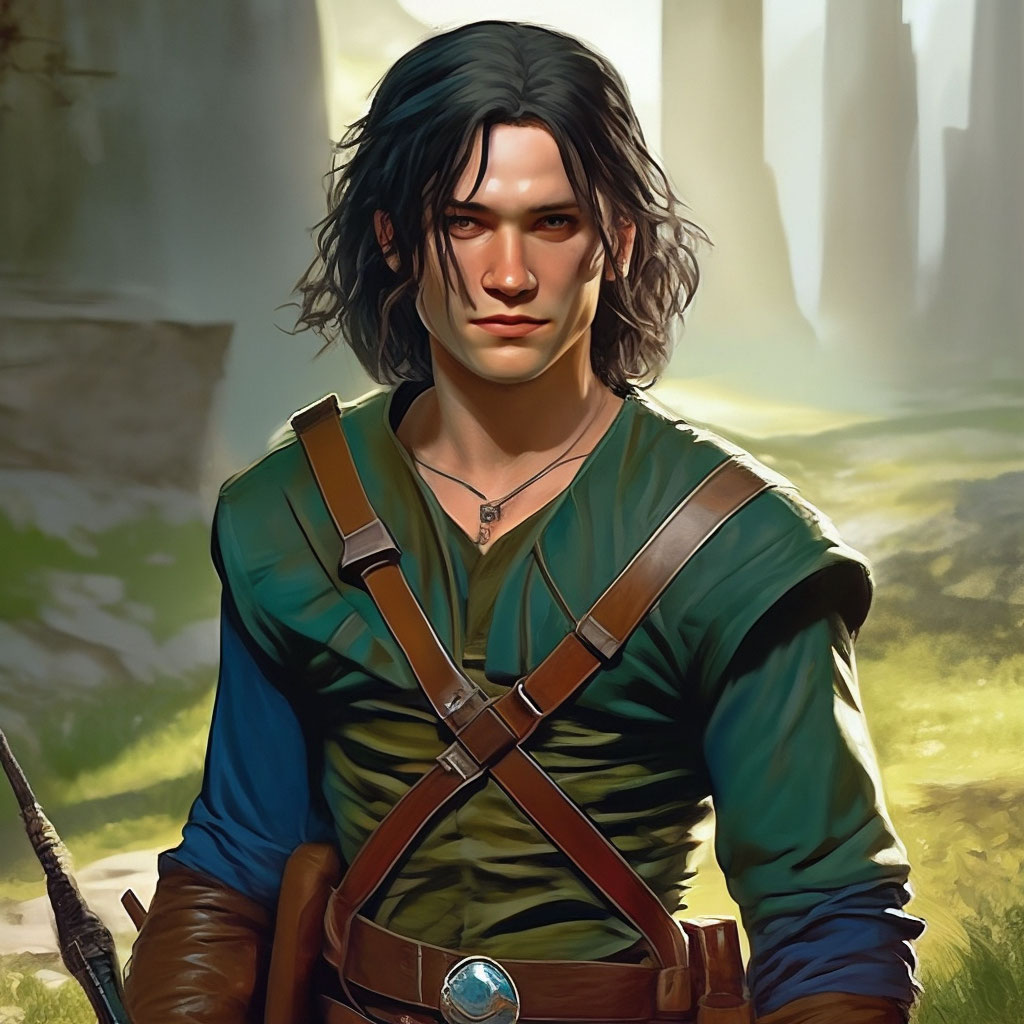 "A witcher in his youth, before he became a witcher" — image created in ...