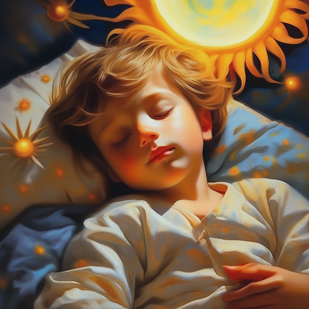 "Sashenka, my dear boy, my beloved sun is sleeping." — image created in ...