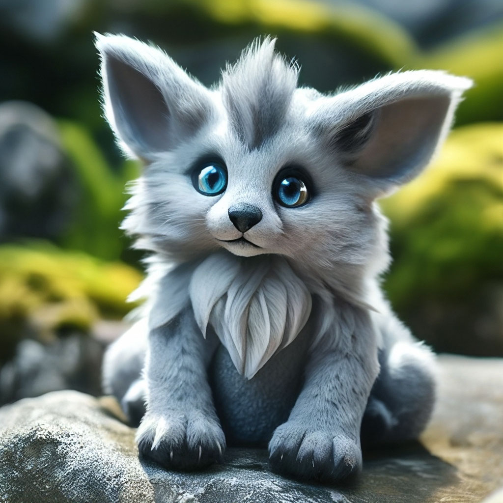"🖤the world of mythical beasts🖤 beautiful cute mythical with big eyes ...