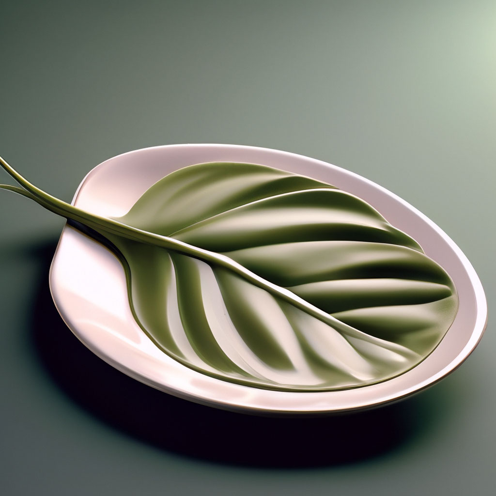 "Breakbit, volume, minimalism, decorative element, leaf, stylization ...