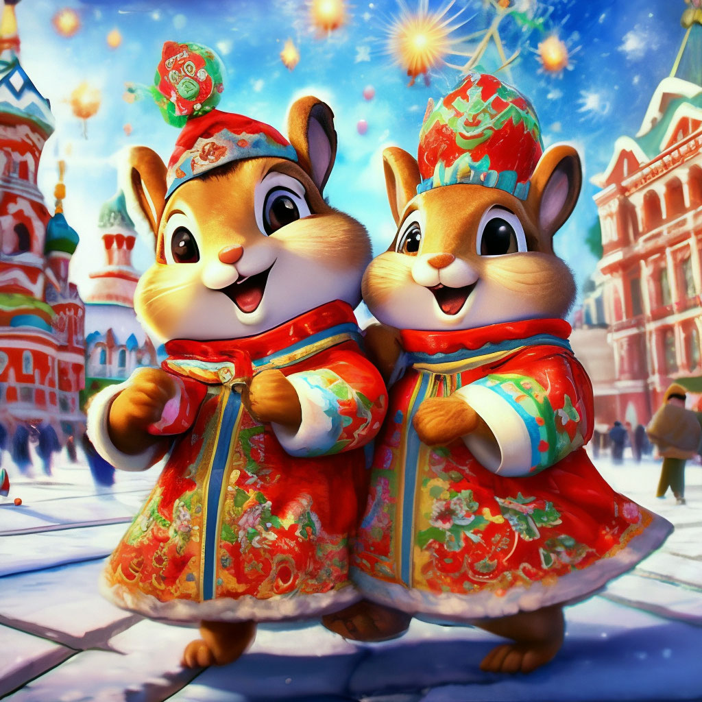 "Anime, two cute fluffy bug-eyed chubby cartoon anthropomorphic ...