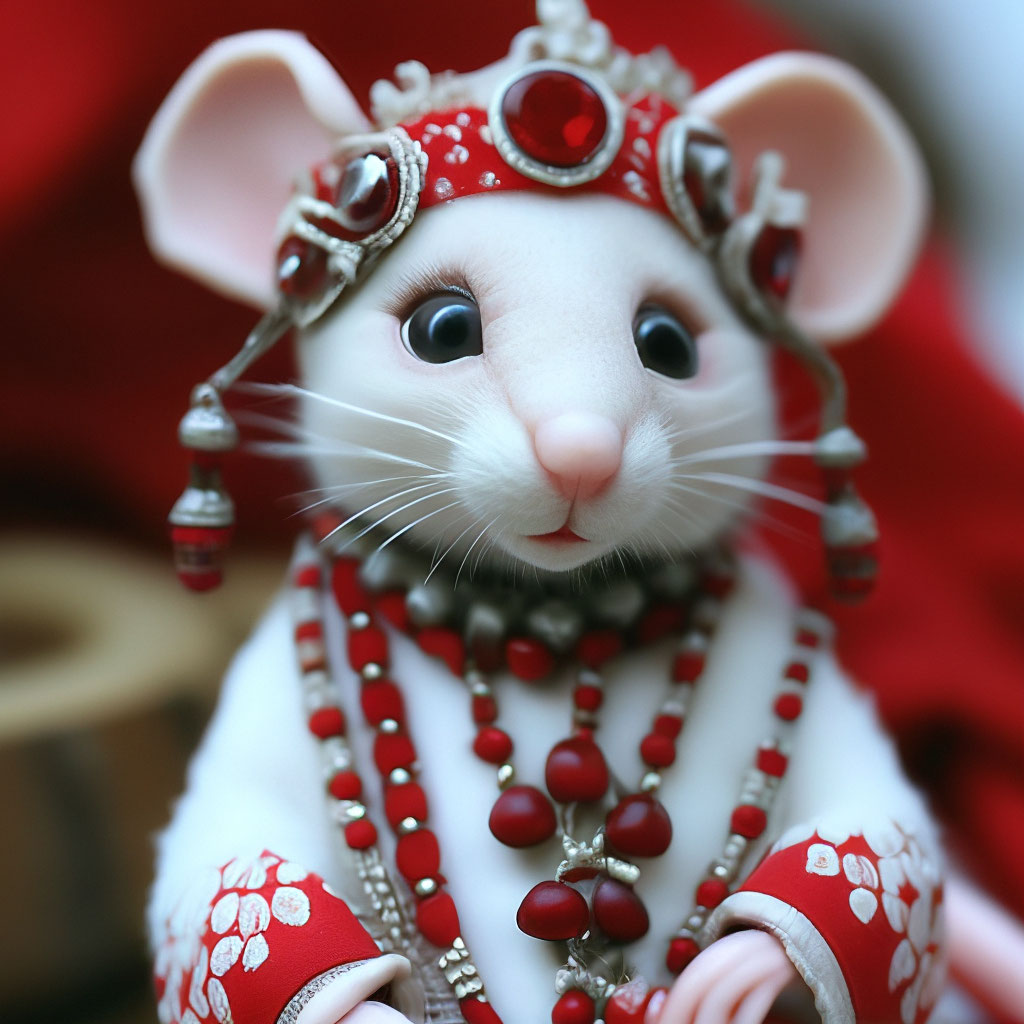 "@R@Doll-Rat made of polymer clay beautiful Rat,full face, Chukchi ...