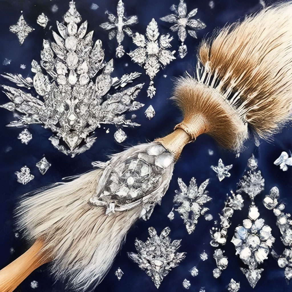 " broom ,for the queen in diamonds ,broom for the queen realism, random ...
