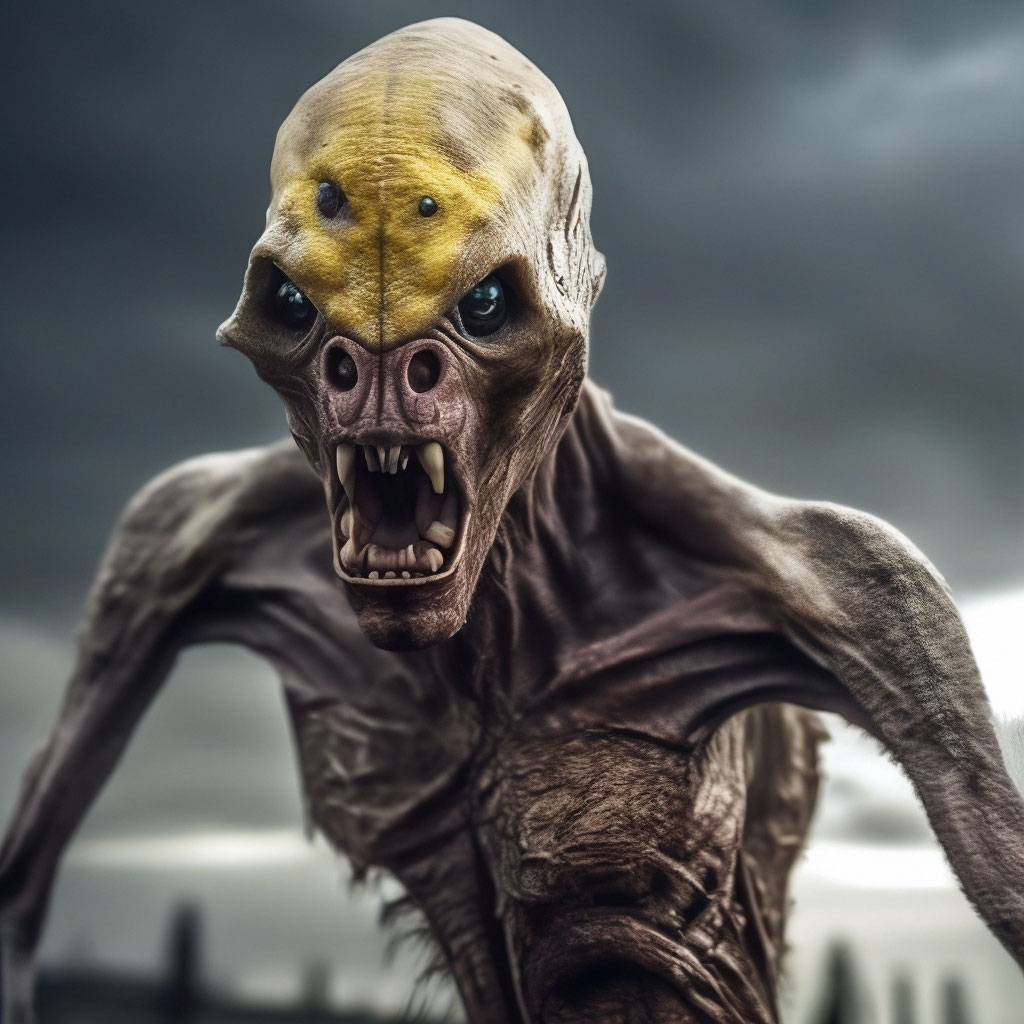 "Humanoid humanoid creatures, with four limbs with developed fingers ...
