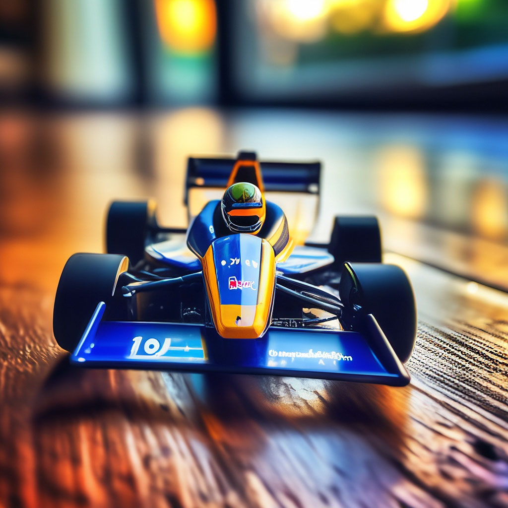 "Formula 1 radio-controlled model with a pilot, high detail" — image ...