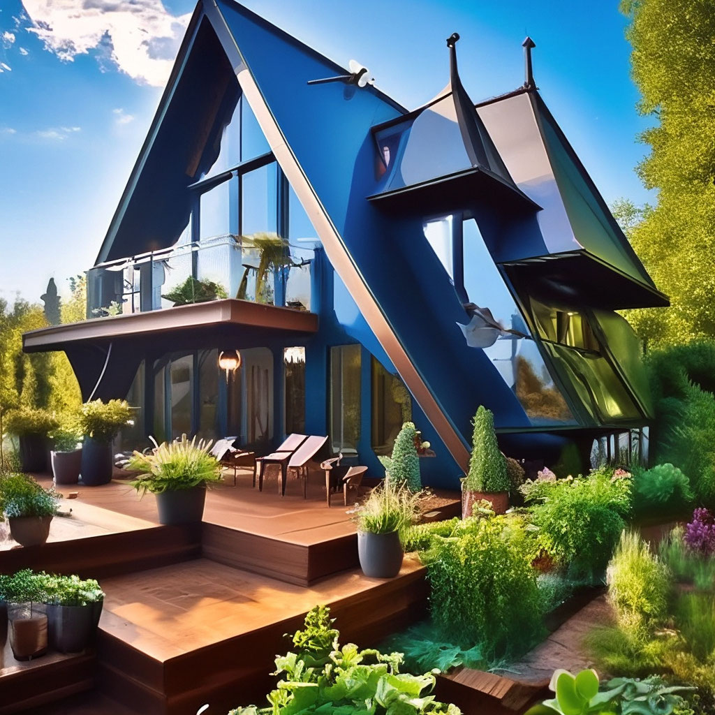 "Beautiful, cozy house, with a stylish terrace, attic and landscaping ...