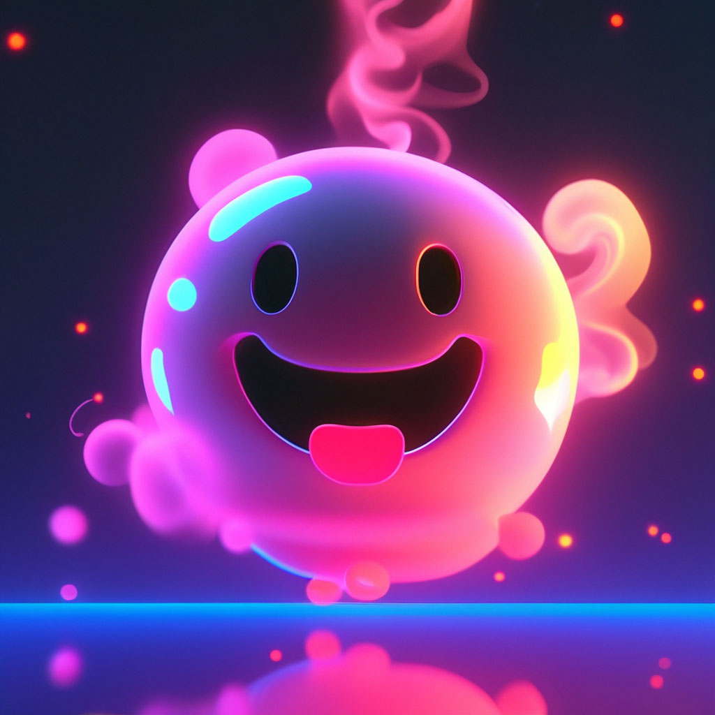 "Smoke smile+Universe+Mystical+aesthetic+cuteness, 3d, realistic ...