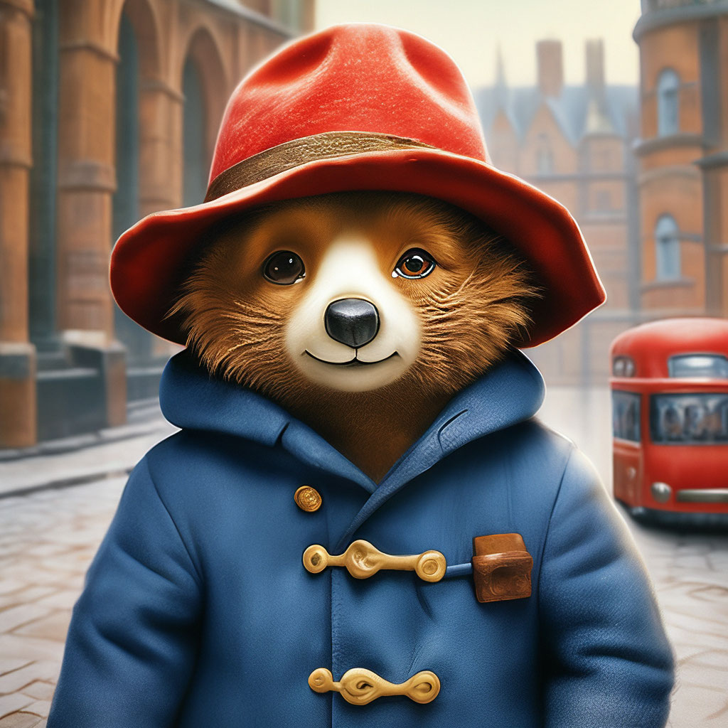 "Paddington Bear" — image created in Shedevrum