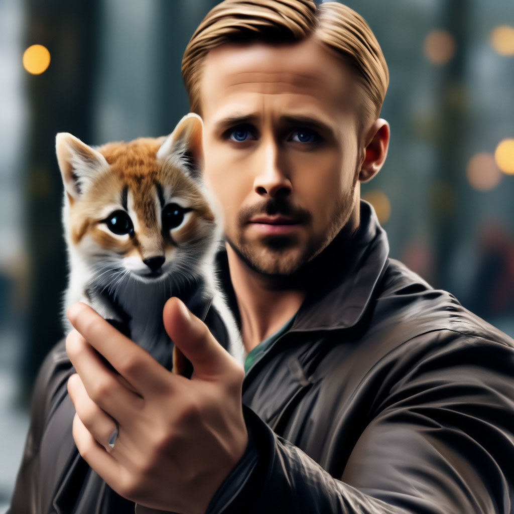 "And this is for you. Ryan Gosling extends his hand with the cutest ...