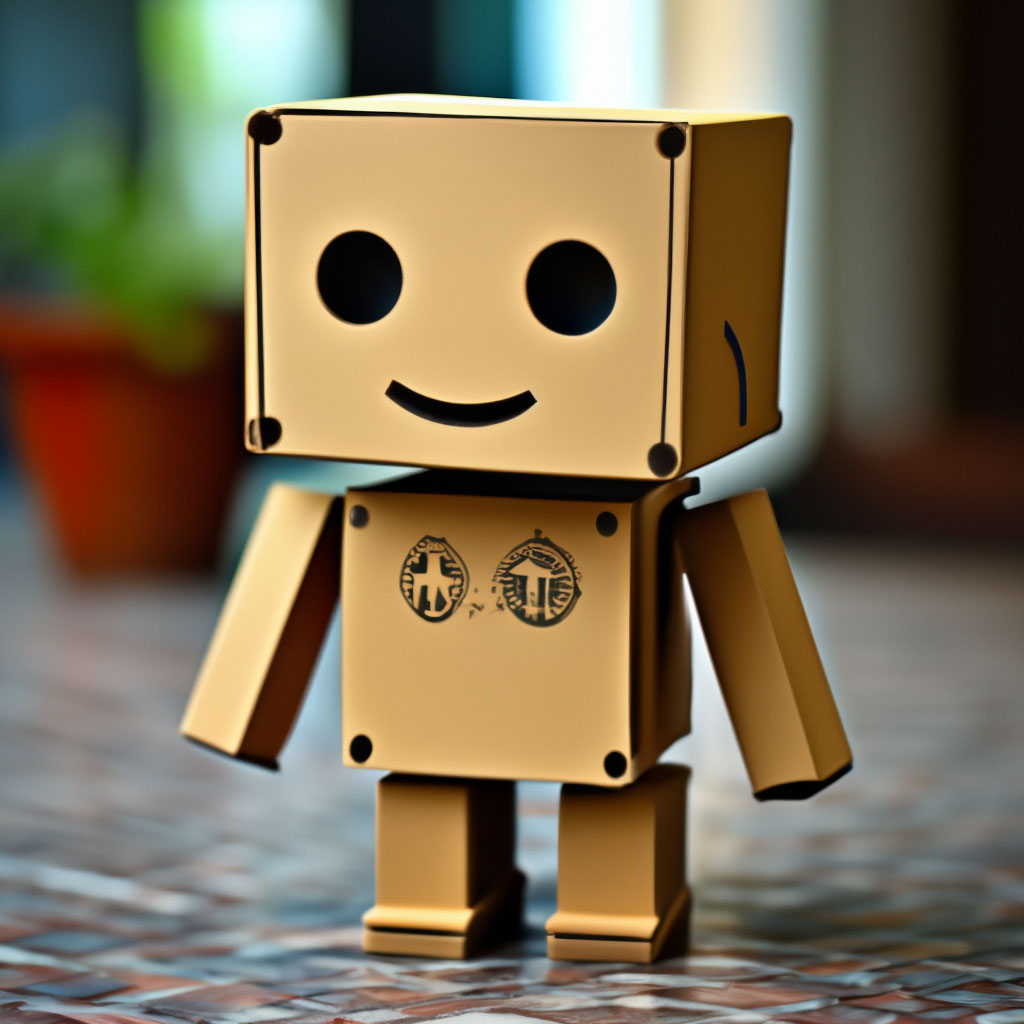 Cute Cardboard Robots Tumblr Lexica A Cute Robot Made Out Of