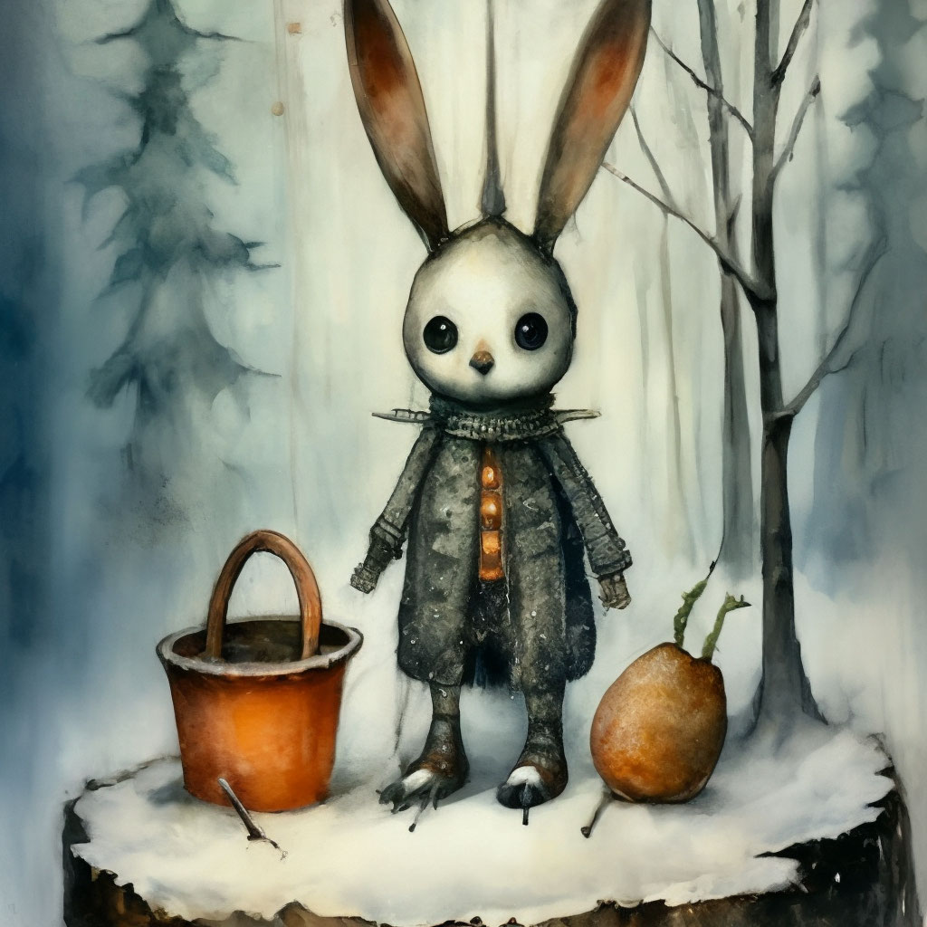 "A fantastic hybrid is very cute, a creep bunny, biomechanics ...