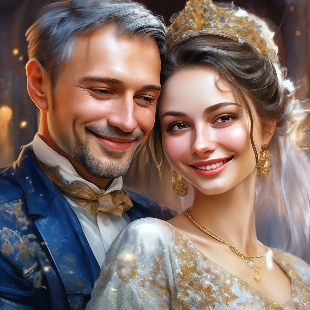 "Very beautiful Russian bride and groom of middle age emotions smile ...