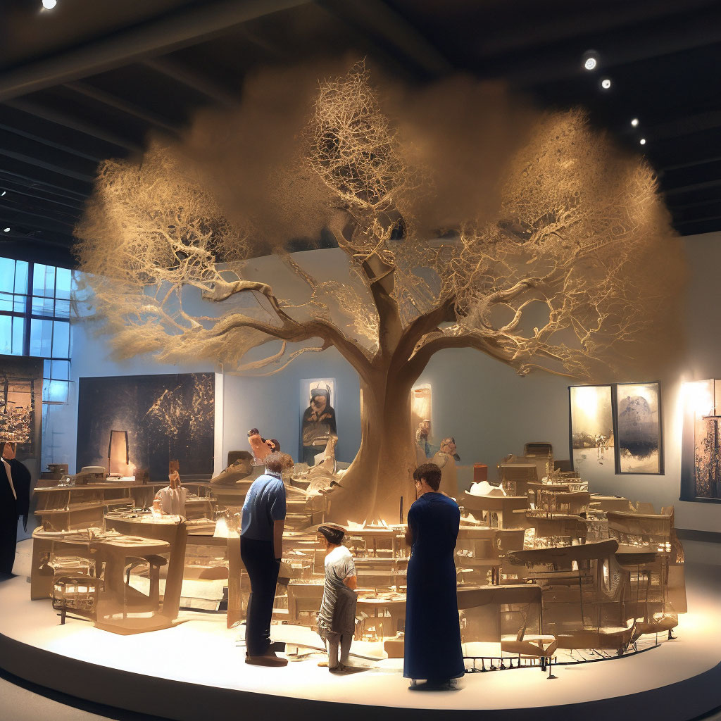 "Family tree, family tree, ancestors and descendants, museum work ...