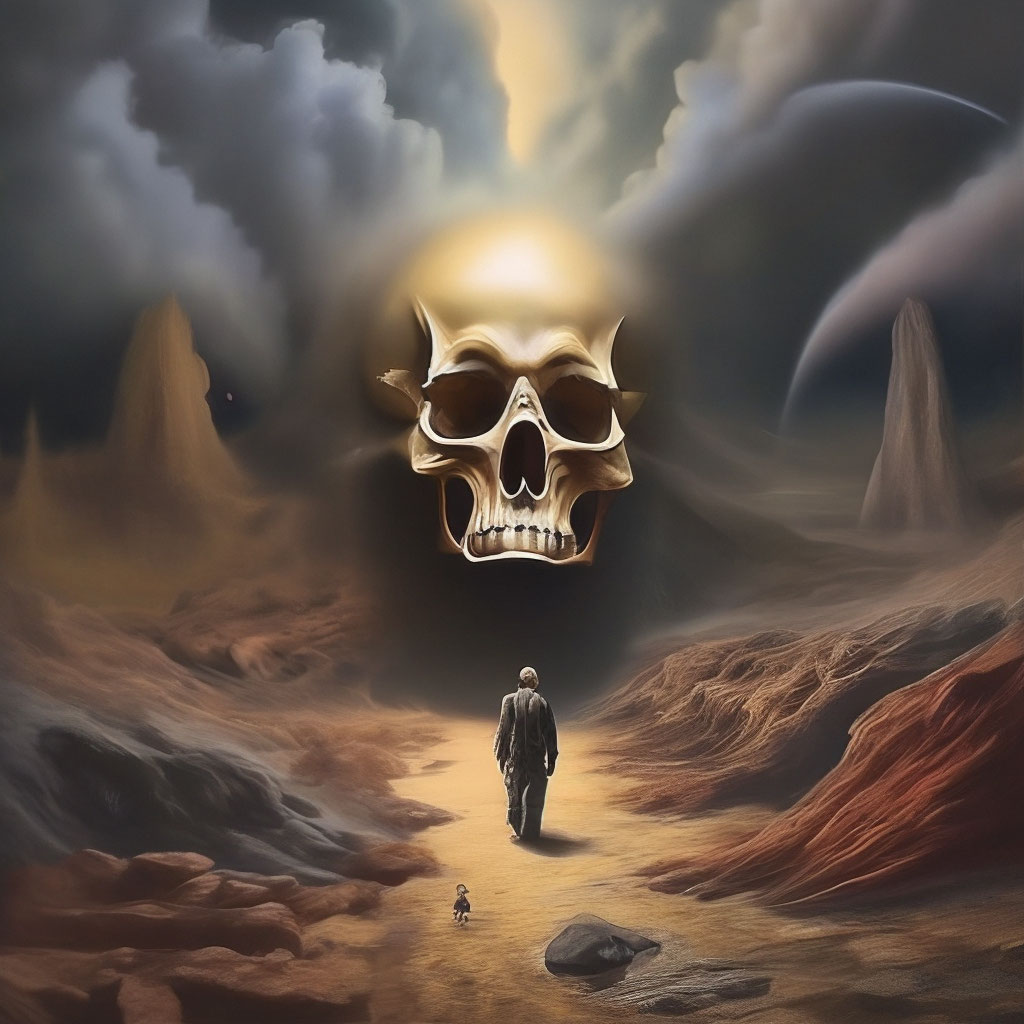 "The harsh truth of life" — image created in Shedevrum