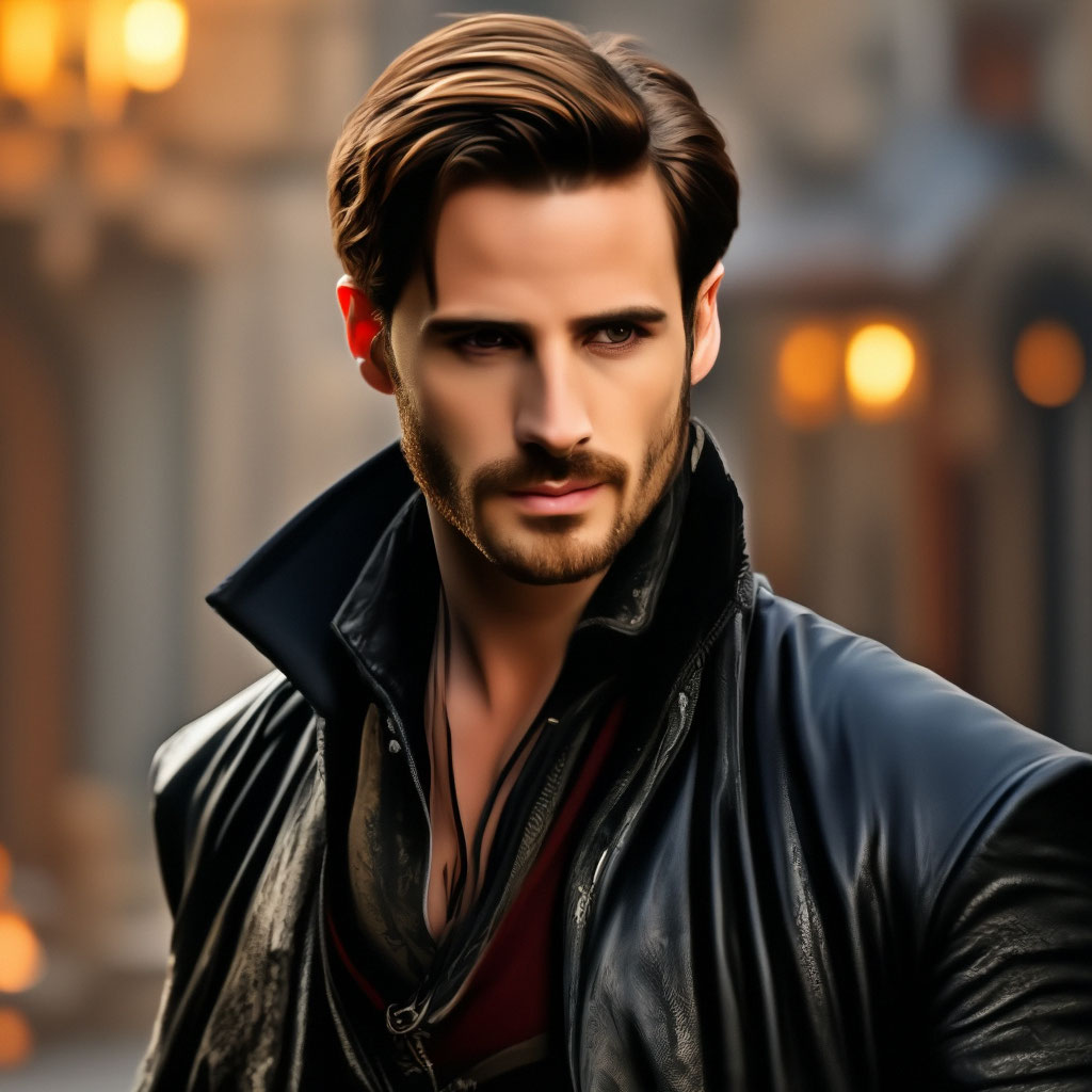 "Captain Hook from the TV series Once upon a Time in a fairy tale ...