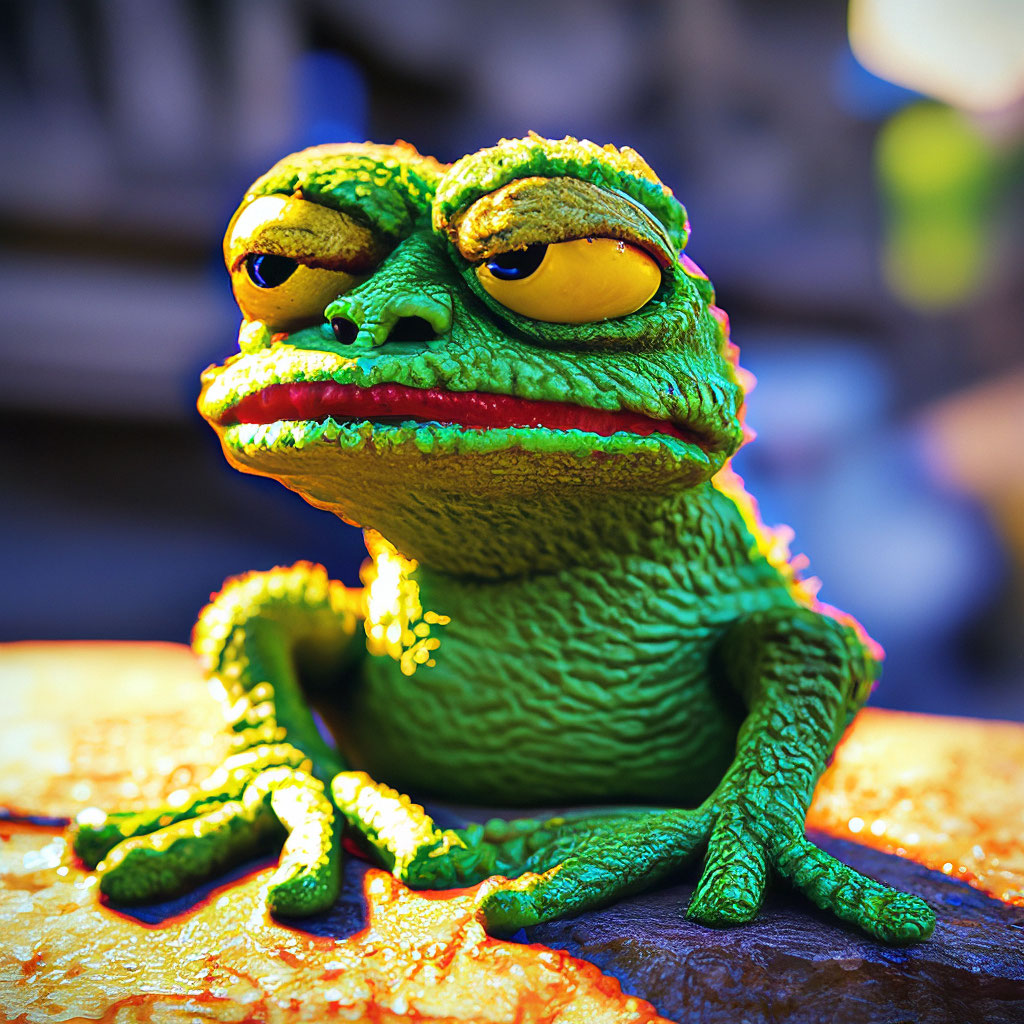 "Pepe the frog. meme meme sad frog frog pepe pepe frog, sitting ...