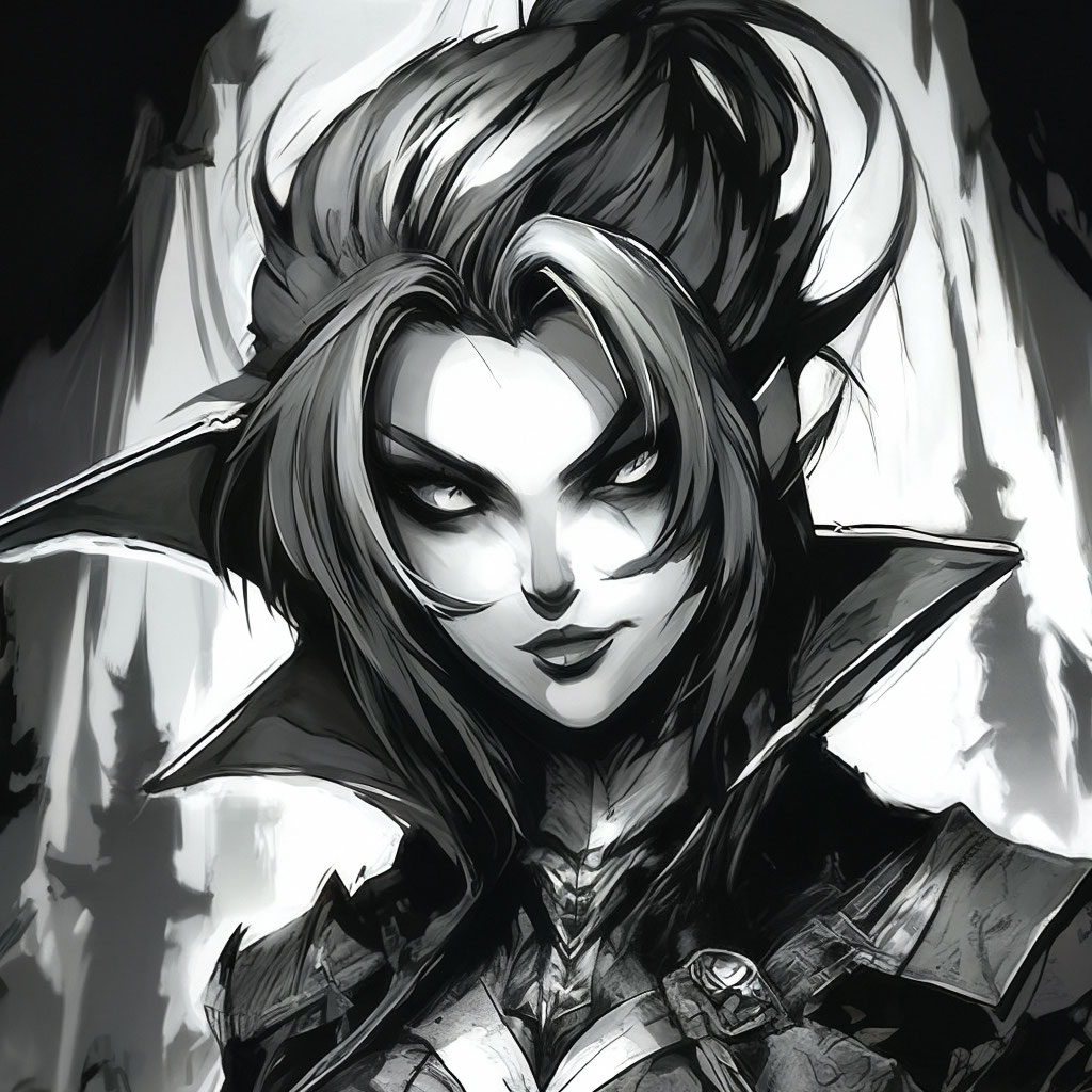 "Mad Jinx from Arcane. Professional pencil drawing with ink.Deep ...