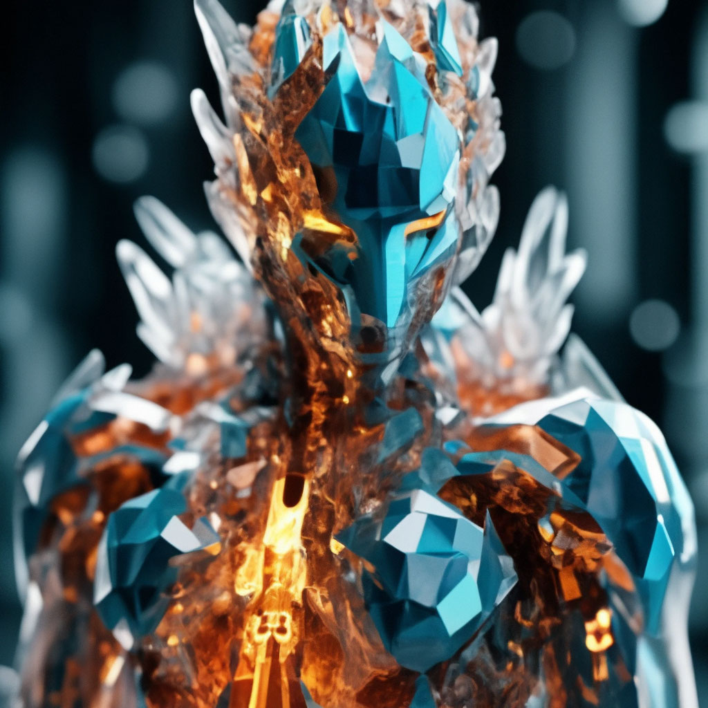 "Anthropomorphic entropy of humanized crystal in full growth" — image ...