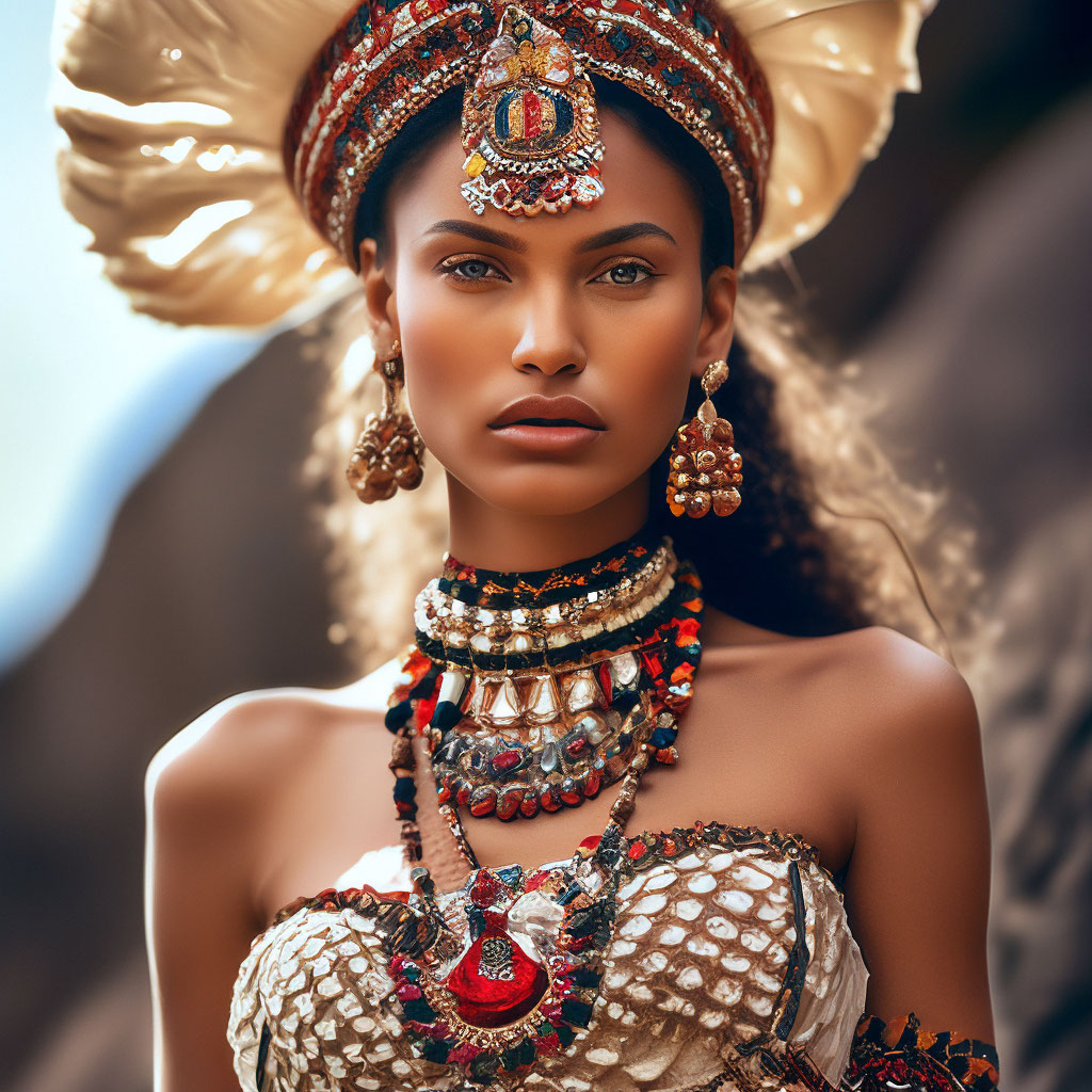 "In the style of a fashion photo shoot pretty fashion model,huge ...