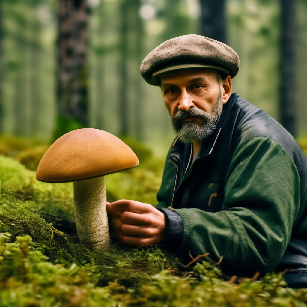 "Slava Se: Uncle Peter knew how to find a boletus everywhere. Under the moss, a kilometer away ...