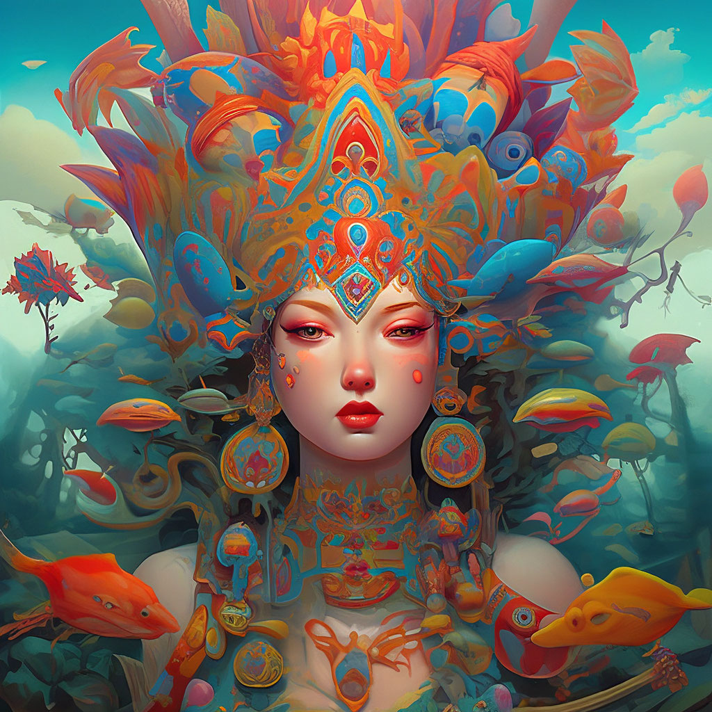 "Kuhol" — image created in Shedevrum