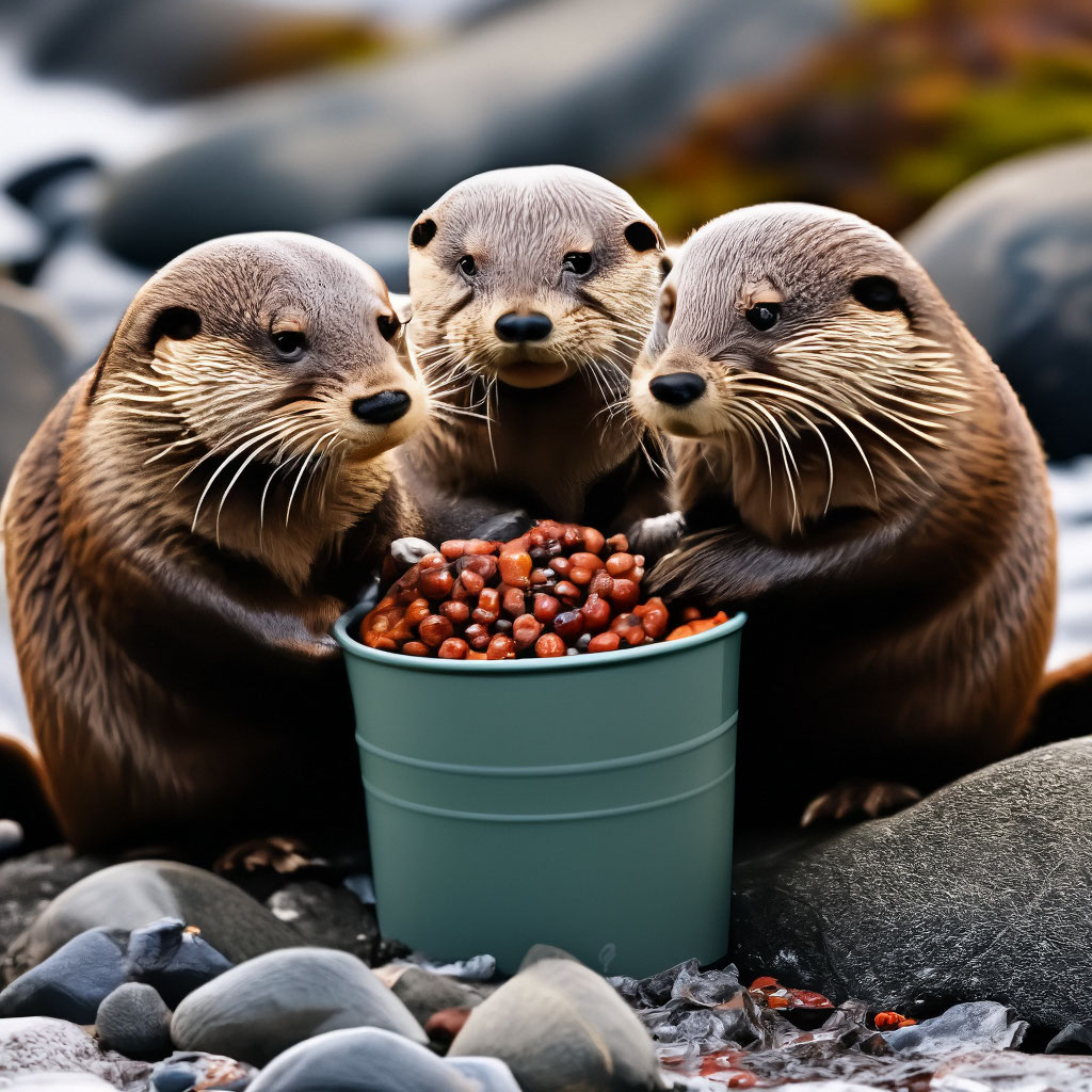 "In the depths of the tundra, otters in gaiters are digging cedar ...
