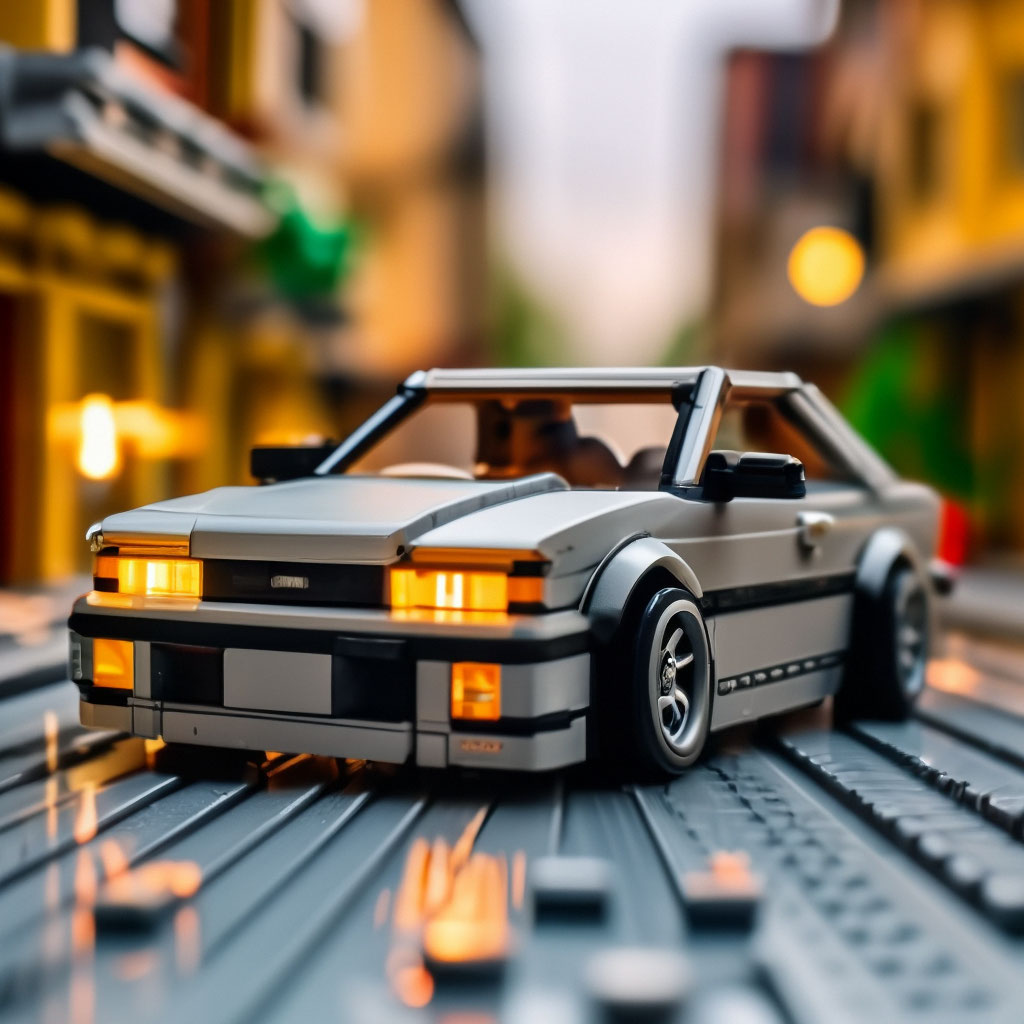 "Lego Toyota Chaser" — image created in Shedevrum
