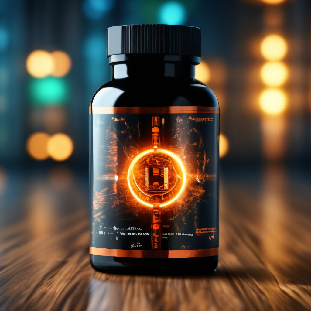 "Tablet Nzt48 and hormone SRn4" — image created in Shedevrum