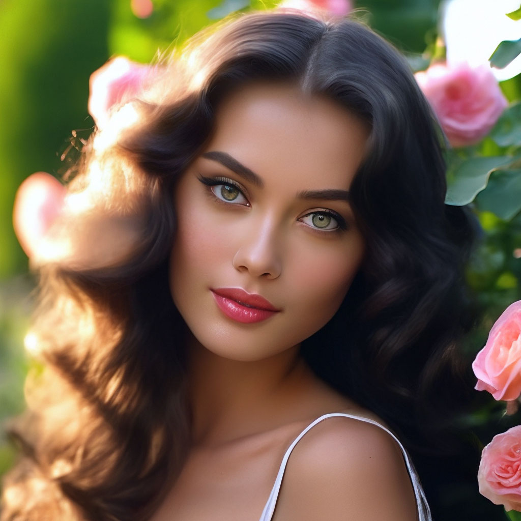 "Looks like Audrey Sweet, gentle. mega-beautiful. make-up of hyper ...
