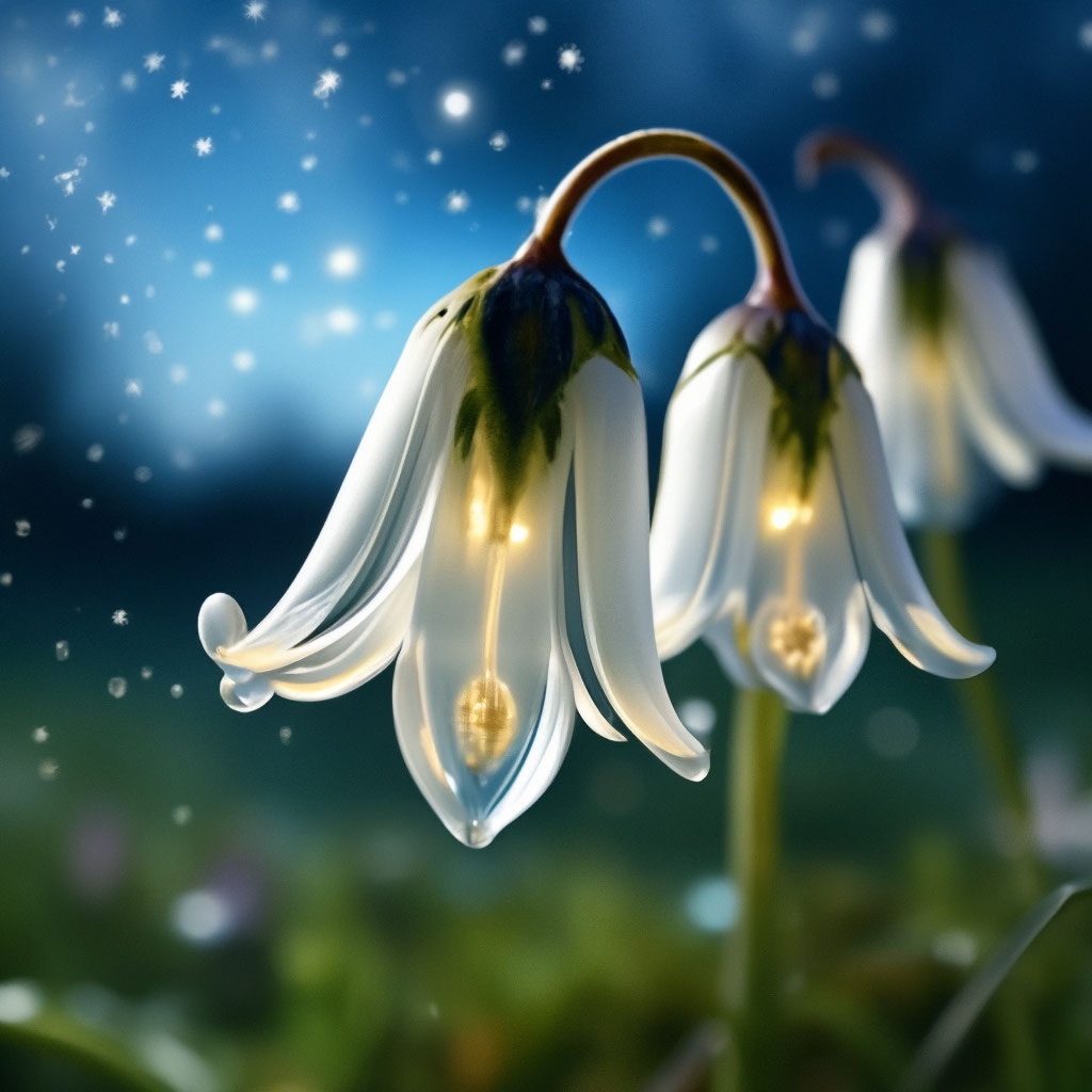 "Small transparent bells from the meta-universe, grow very rarely in a ...