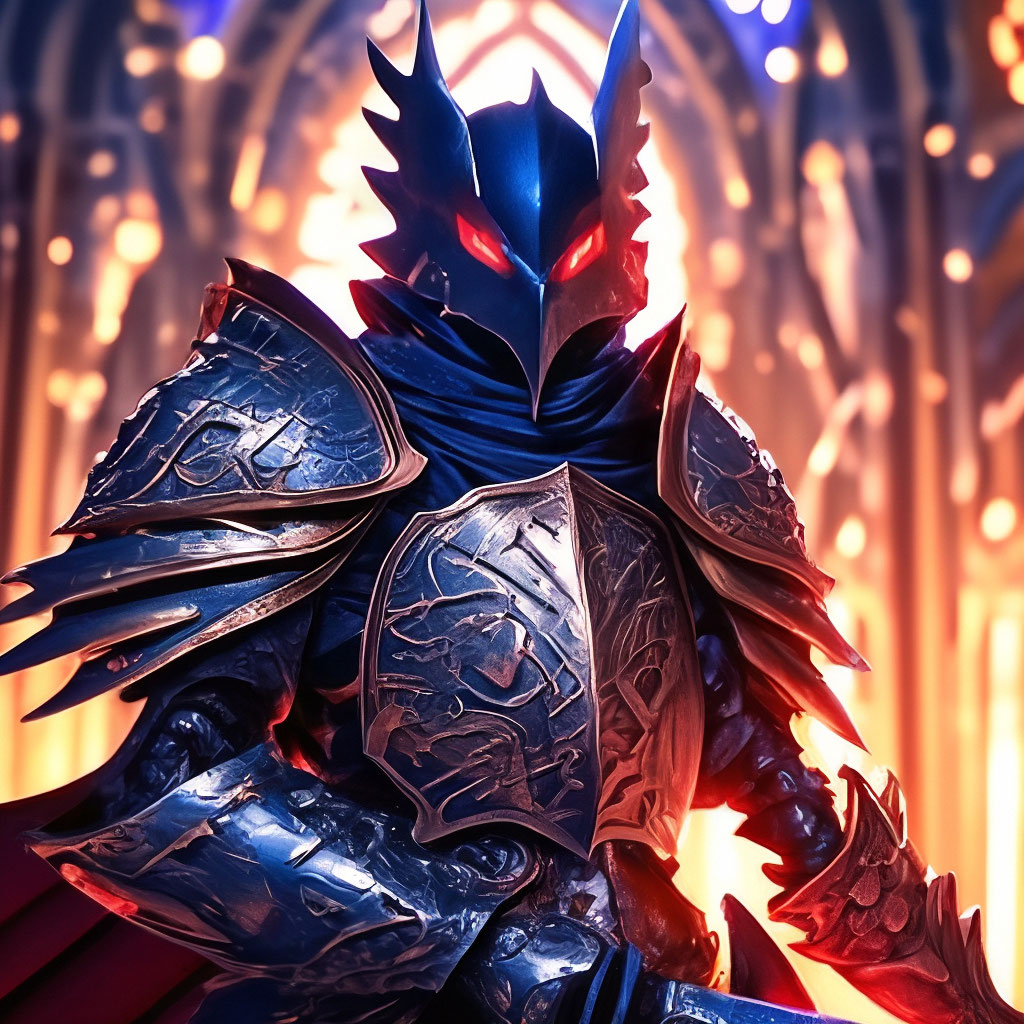 "Raven knight in anime style, anime, beautiful, high detail, 4k ...