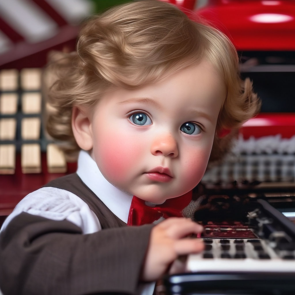 "Boy 1 year old little prince angelic eyes red plump lips red cheeks ...