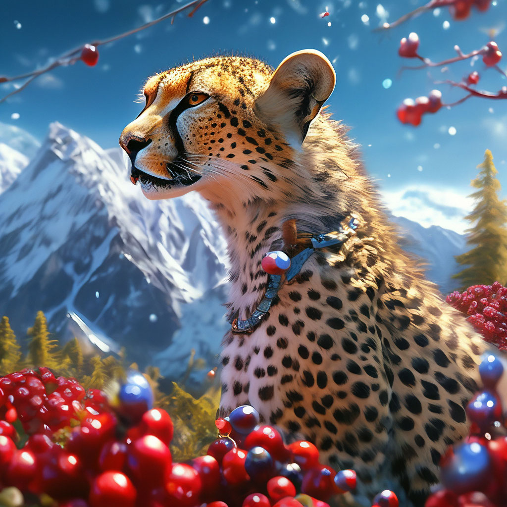 "Photocaricature, hyperdetalization , illumination, fantasy, nature ...