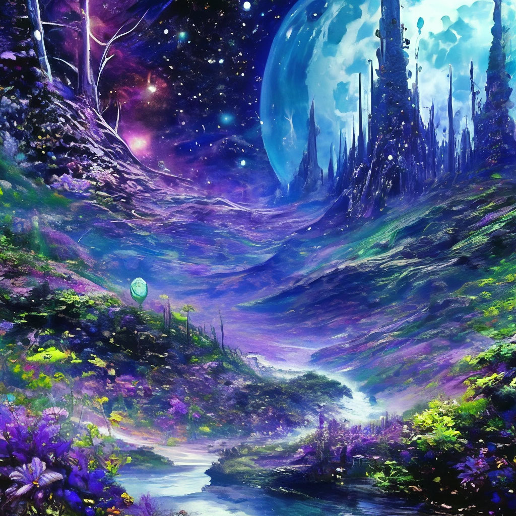"Amazing, cosmically beautiful, epic, gothic, fabulous, space ...
