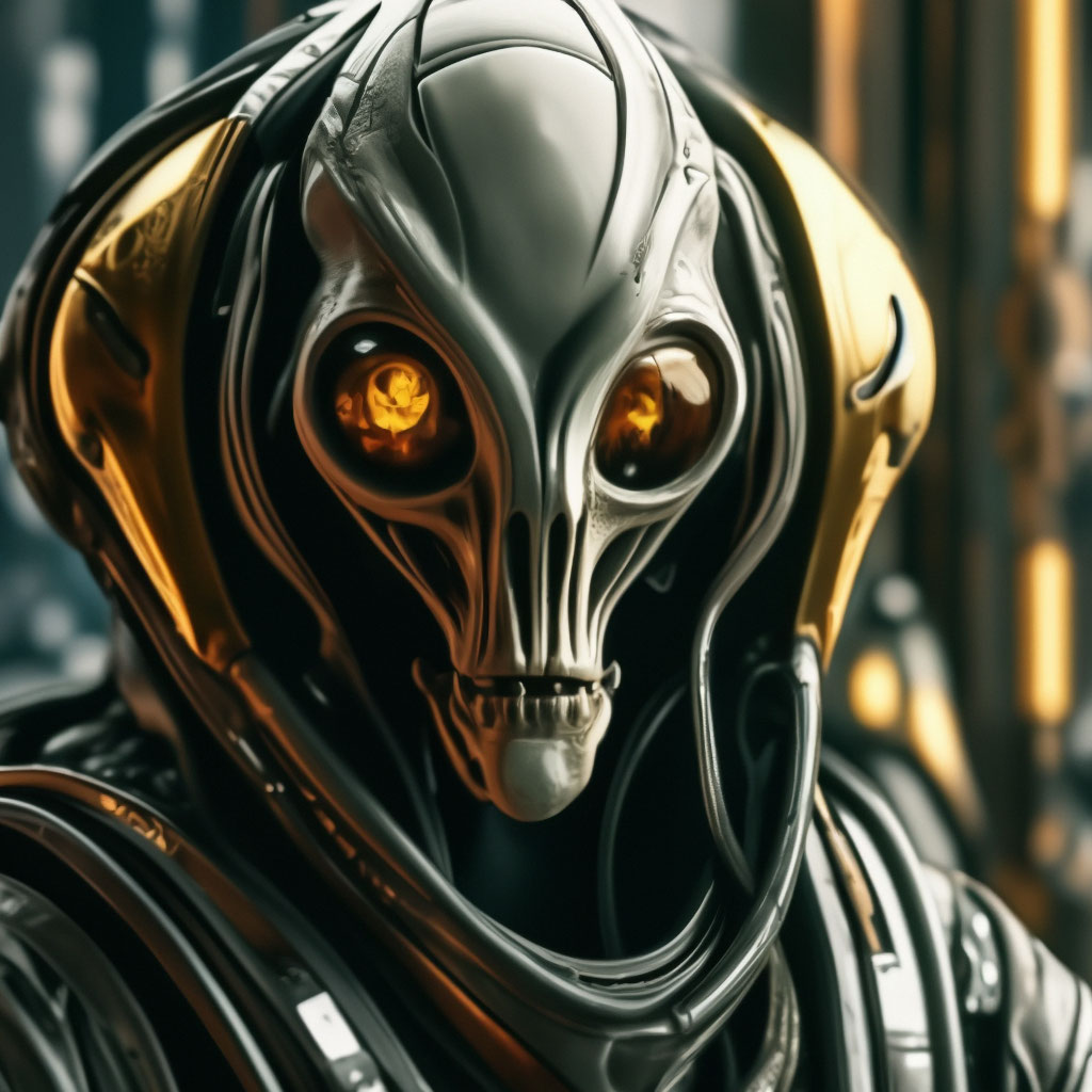 "An alien futuristic civilization, an alien anthropomorphic nomad ...