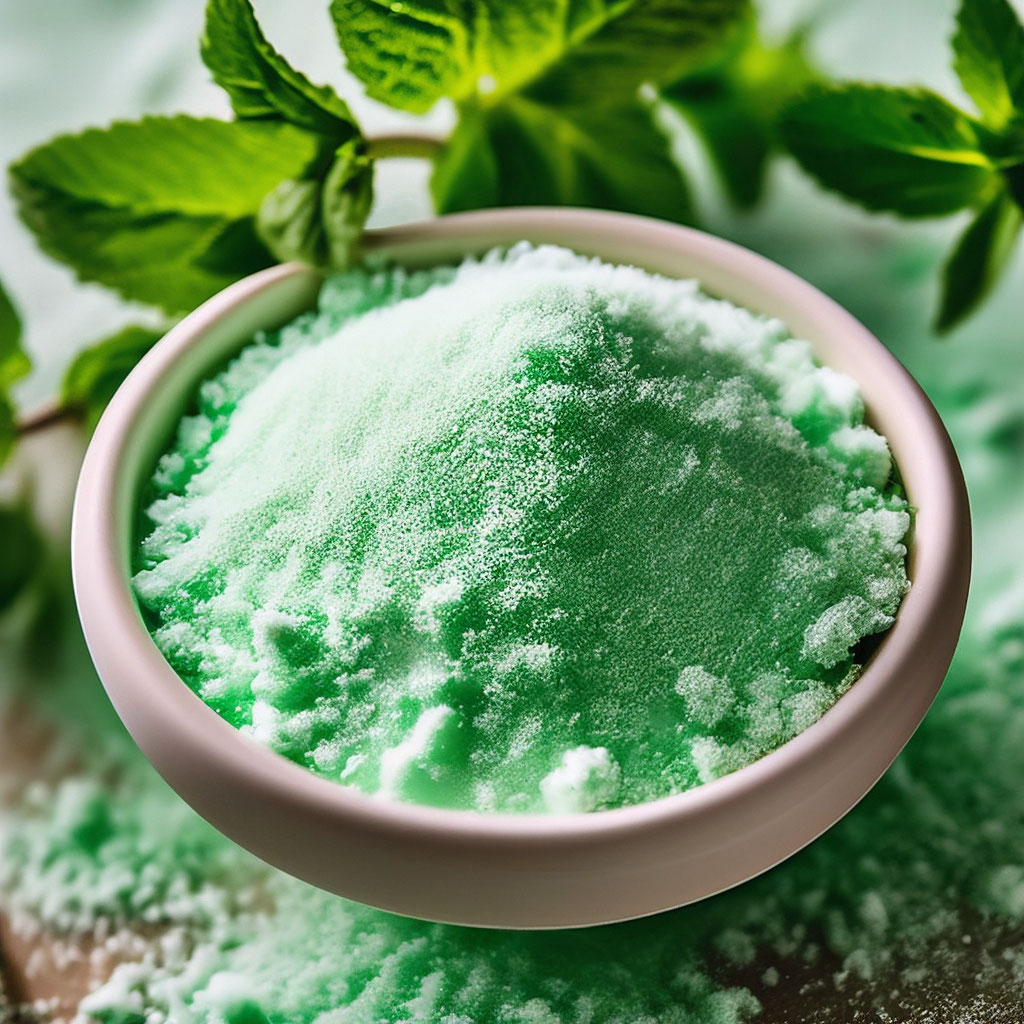 "Mint powdered sugar" — image created in Shedevrum