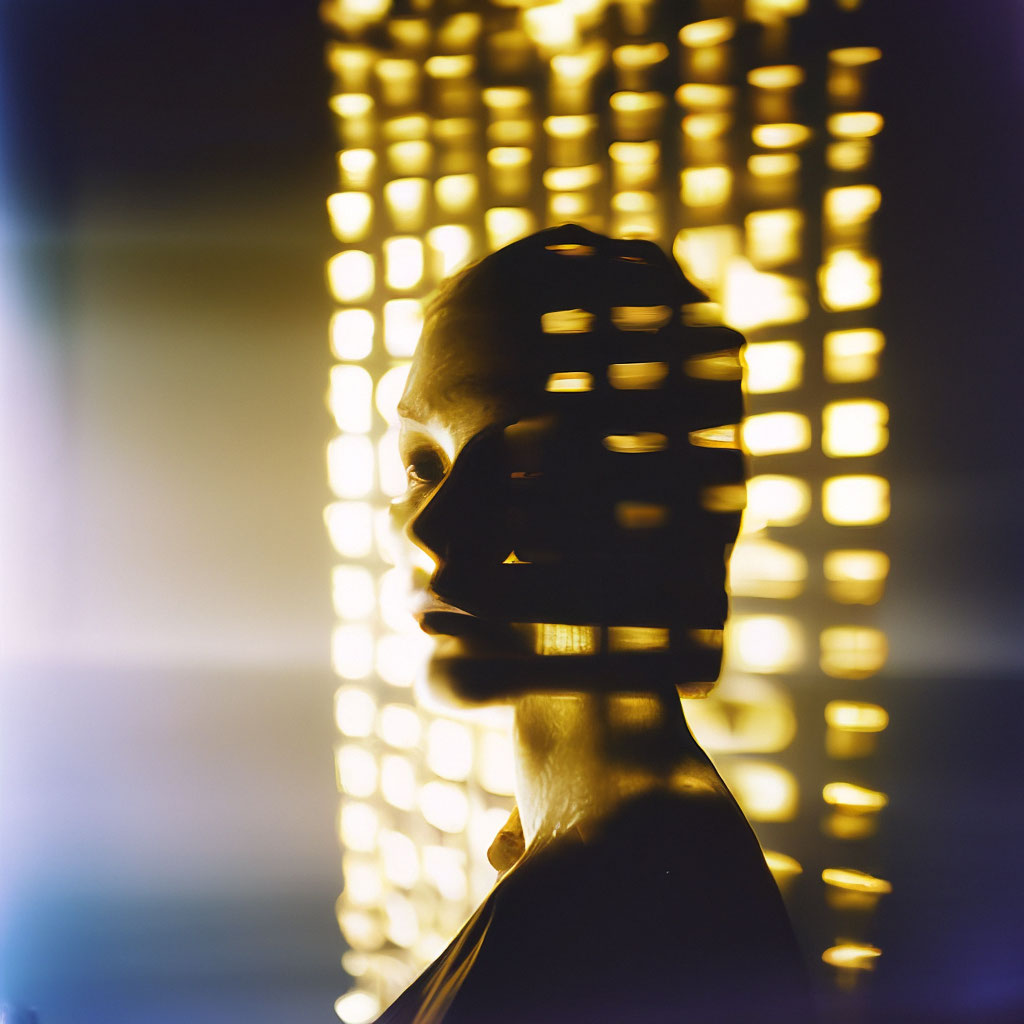 "Face photograph, by Stanley Kubrick, mystical setting, conceptual art ...